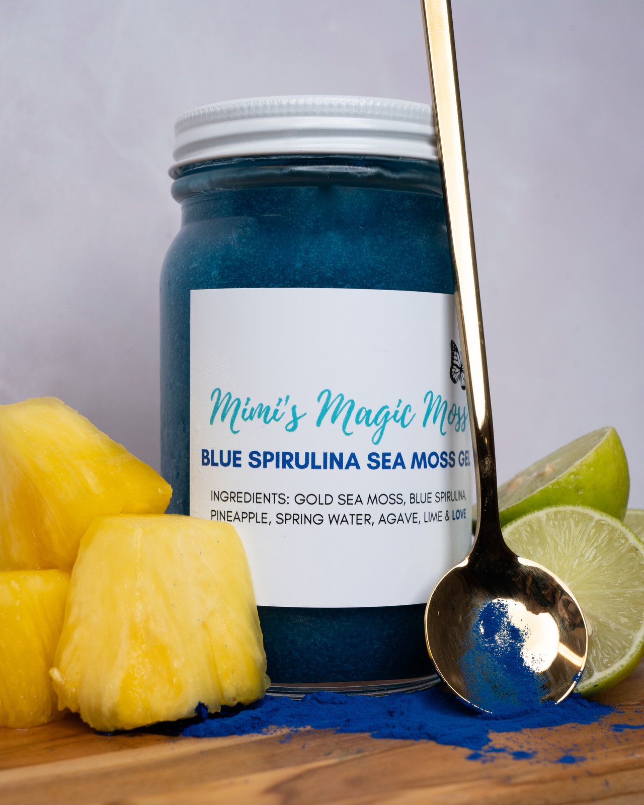BLUE SPIRULINA SEA MOSS GEL - Mimi's Magic