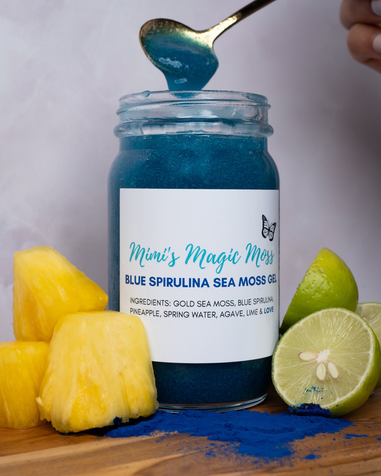 BLUE SPIRULINA SEA MOSS GEL - Mimi's Magic