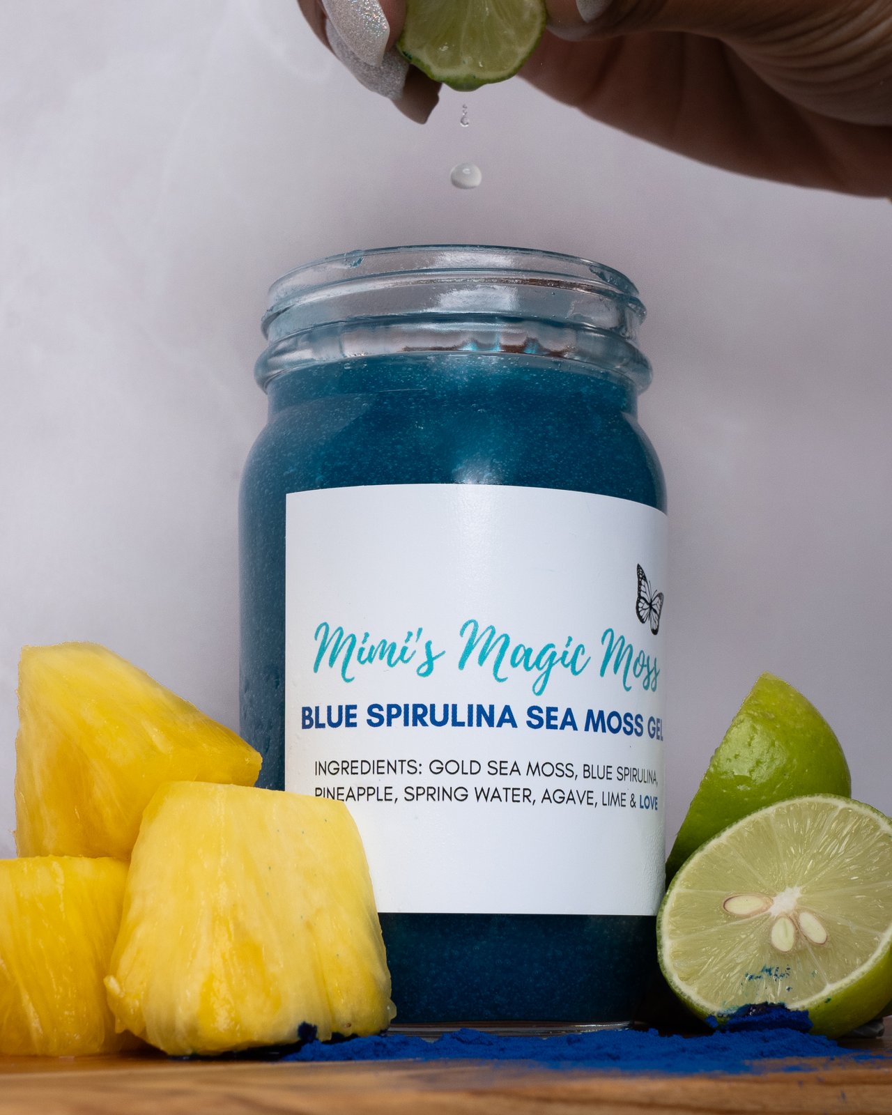 BLUE SPIRULINA SEA MOSS GEL - Mimi's Magic